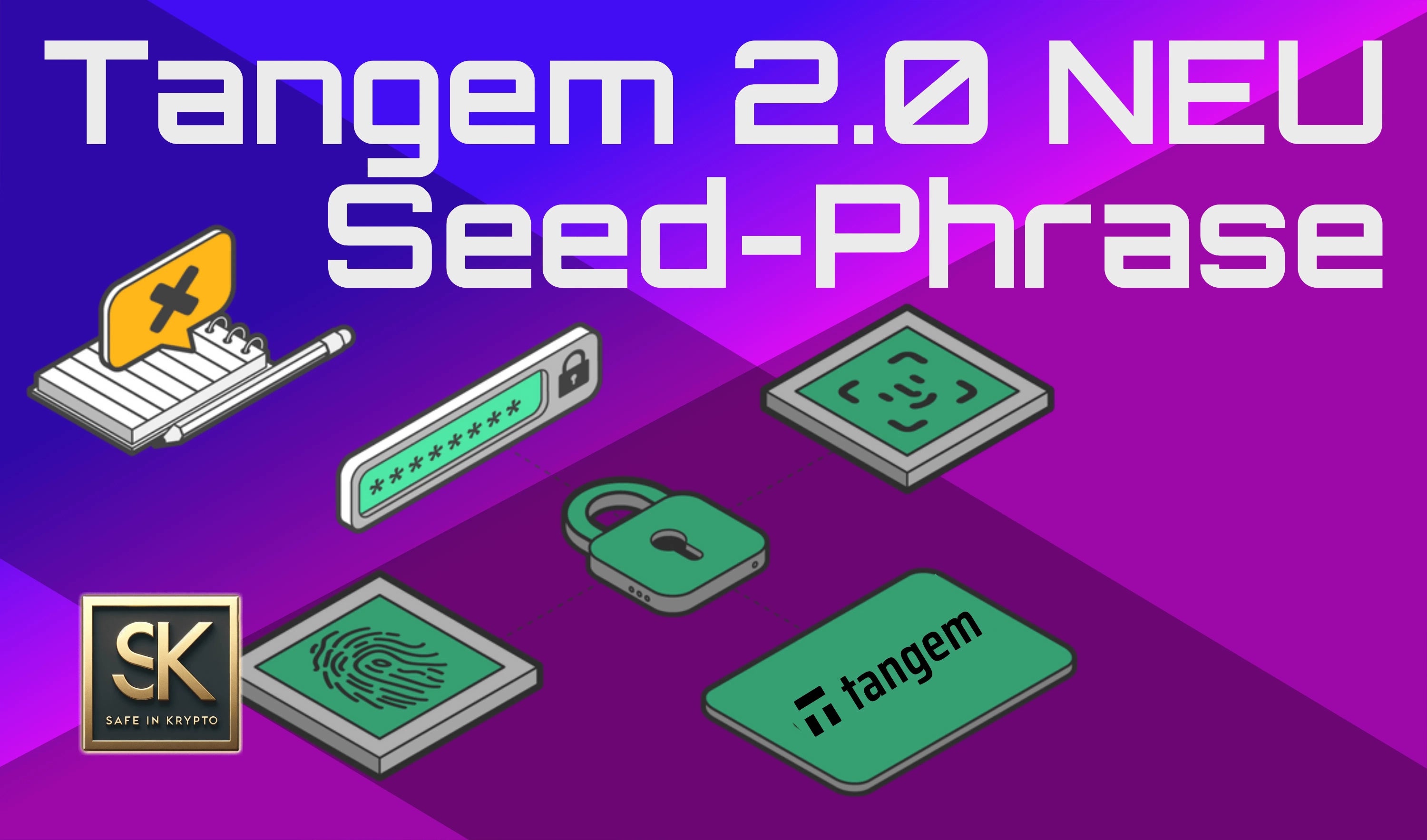 Die neue Tangem Wallet 2.0 mit Seed Phrase Option – Safe In Krypto Shop